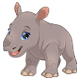 Little Rhino, Vectors | GraphicRiver
