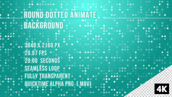 Round Dotted Animate overlay Background, Motion Graphics | VideoHive