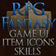 Fantasy RPG UI with 150 Item Icons and 182 Skill Icons, Game Assets