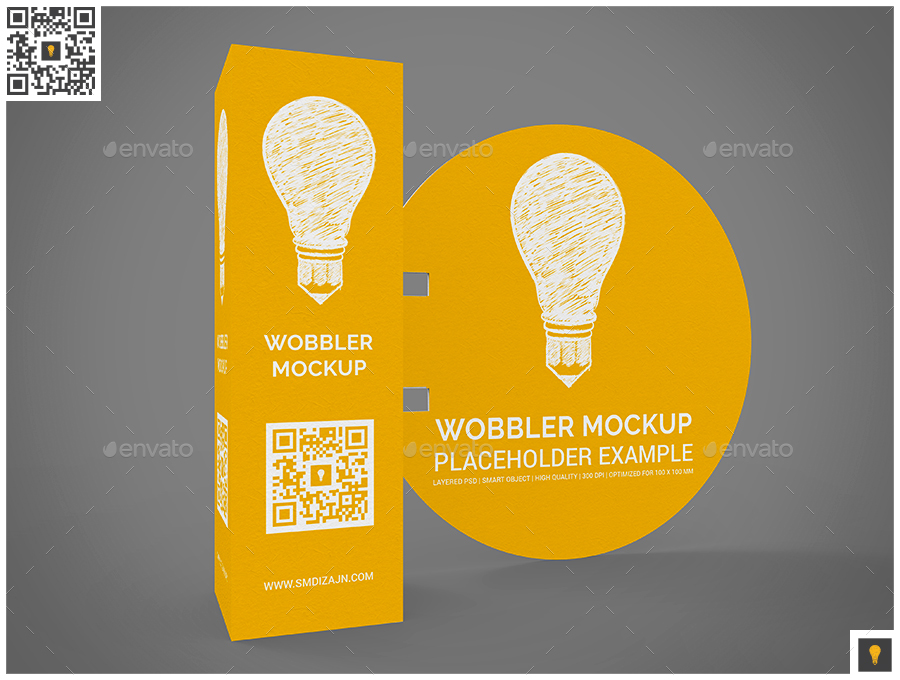 3D Wobblers Mockup by shockydesign | GraphicRiver