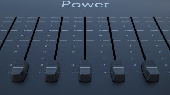 Sliding Fader with Power Inscription, Motion Graphics | VideoHive