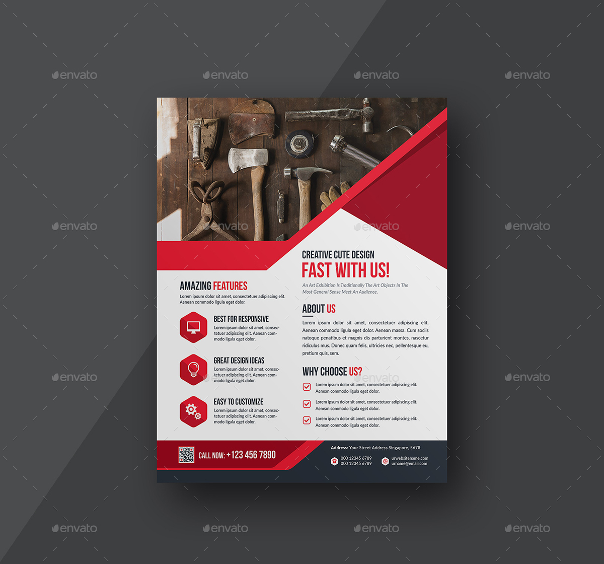 Flyer Bundle_2 in 1, Print Templates | GraphicRiver