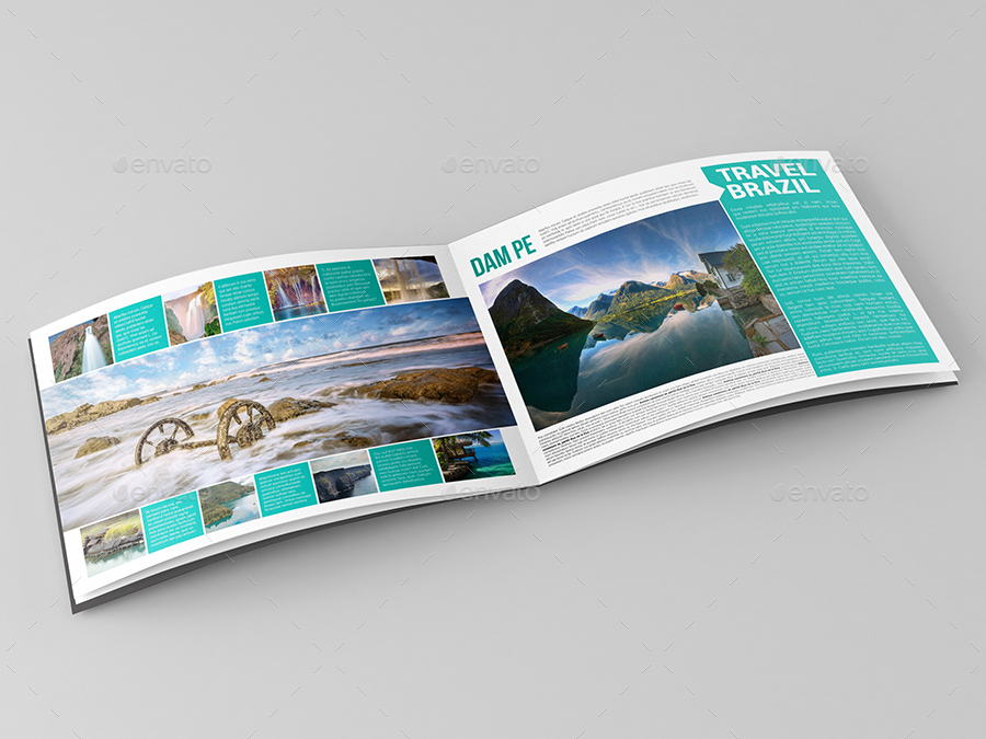 Travel Agency Catalog & Brochure, Print Templates | GraphicRiver