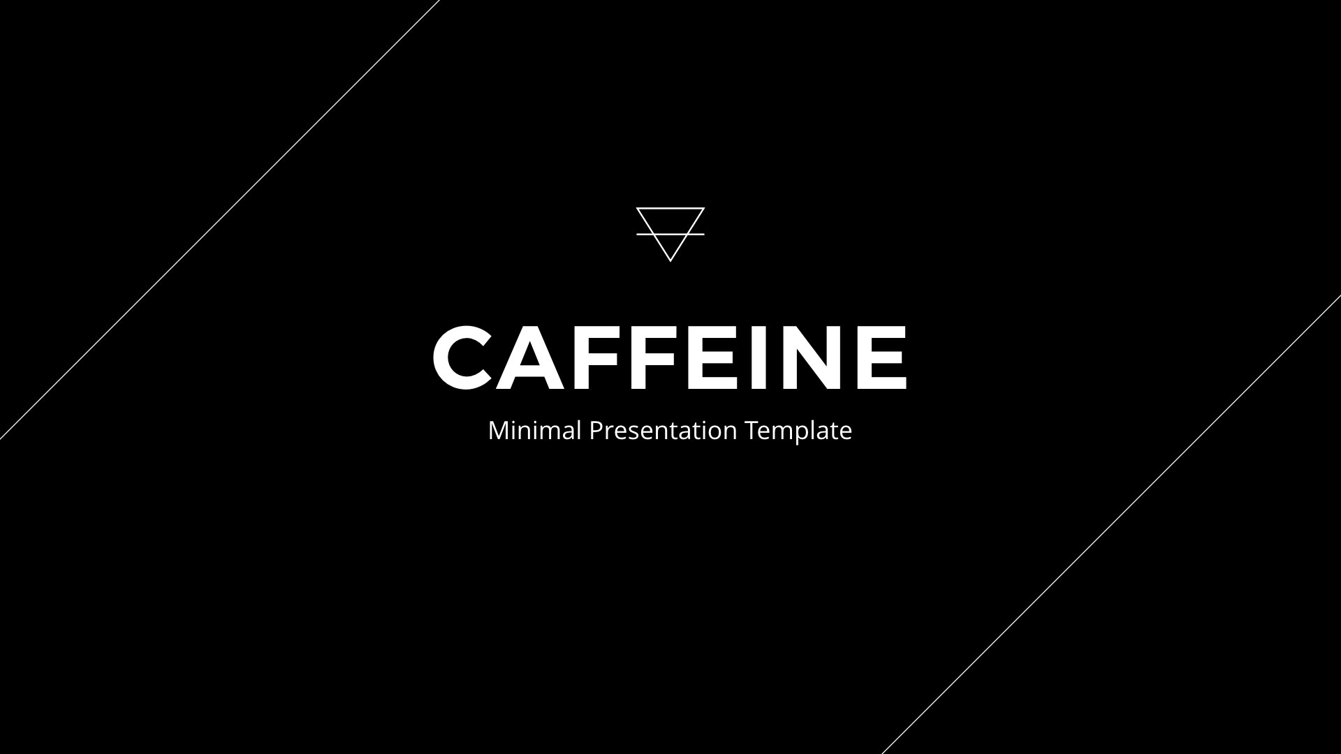 Caffeine - Minimal Presentation Template, Presentation Templates ...