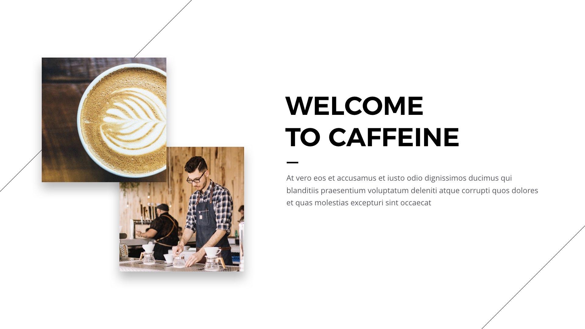 Caffeine - Minimal Presentation Template, Presentation Templates ...