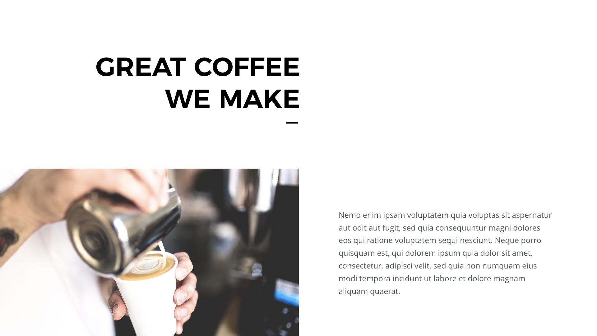 Caffeine - Minimal Presentation Template, Presentation Templates ...