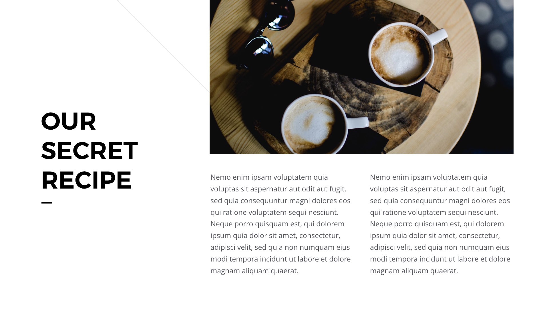 Caffeine - Minimal Presentation Template, Presentation Templates ...