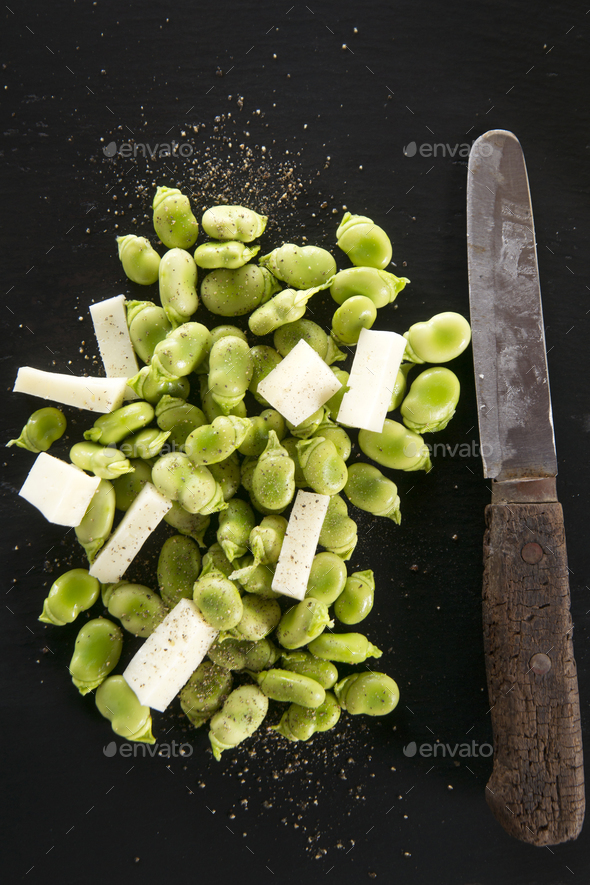 Pods with cheese Stock Photo by fotografiche | PhotoDune