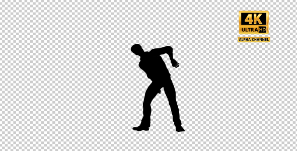 Young Boy doing Robot Dance with Transparency, Motion Graphics | VideoHive