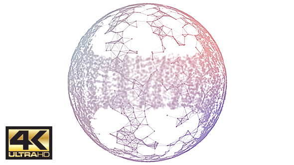 Plexus Sphere 4K Ultra HD, Motion Graphics | VideoHive