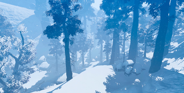The Movement Of Winter Forest, Motion Graphics | VideoHive