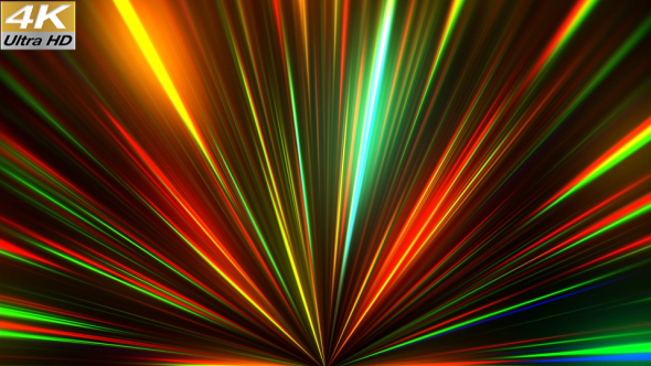 Colorful Rays 4K, Motion Graphics | VideoHive