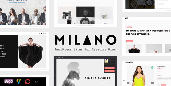 Milano | Creative Minimal Portfolio & WooCommerce WordPress Theme by ...