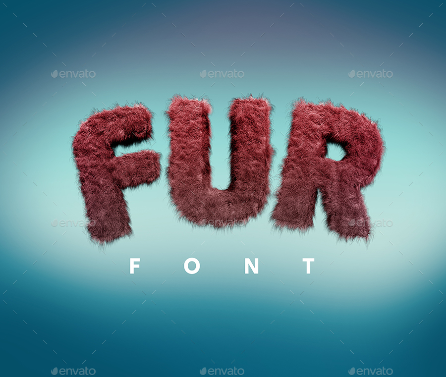 Fur Font, Graphics | GraphicRiver