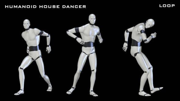 Humanoid House Music Dance, Motion Graphics | VideoHive