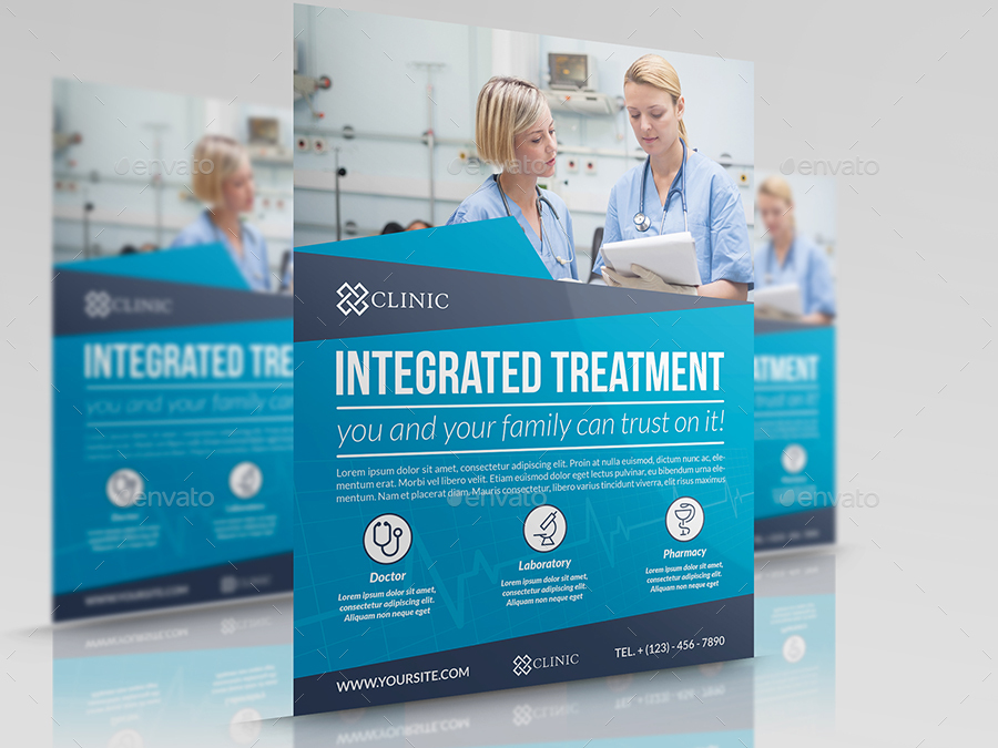 Medical Care Advertising Bundle, Print Templates | GraphicRiver