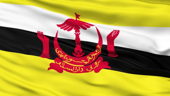 Bandar Seri Begawan City Waving Flag, Motion Graphics | VideoHive