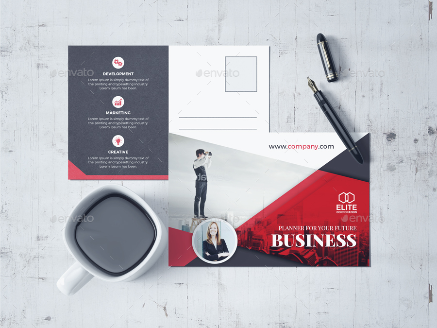 Post Card Design, Print Templates | GraphicRiver