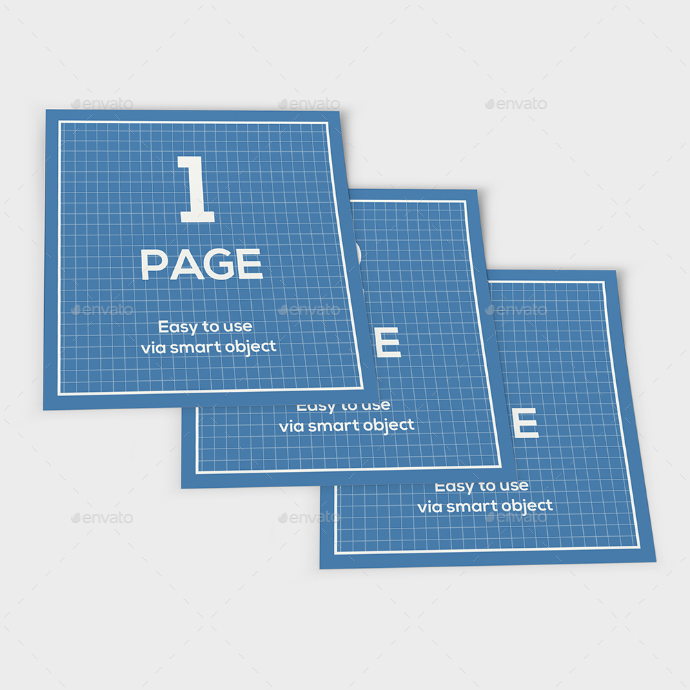 Square Paper Flyer Poster Mock-Up, Graphics | GraphicRiver