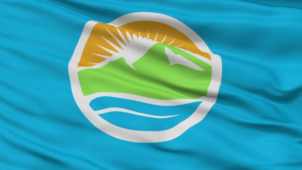 Waving National Flag of Provo City, Motion Graphics | VideoHive