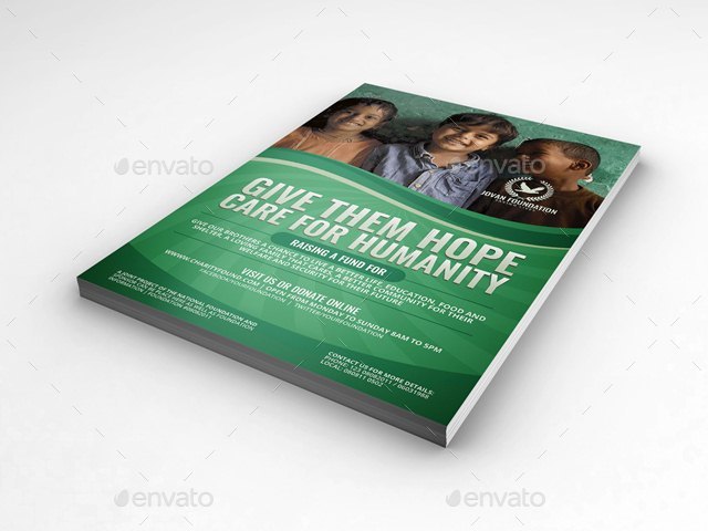 Charity Foundation Flyer, Print Templates | GraphicRiver