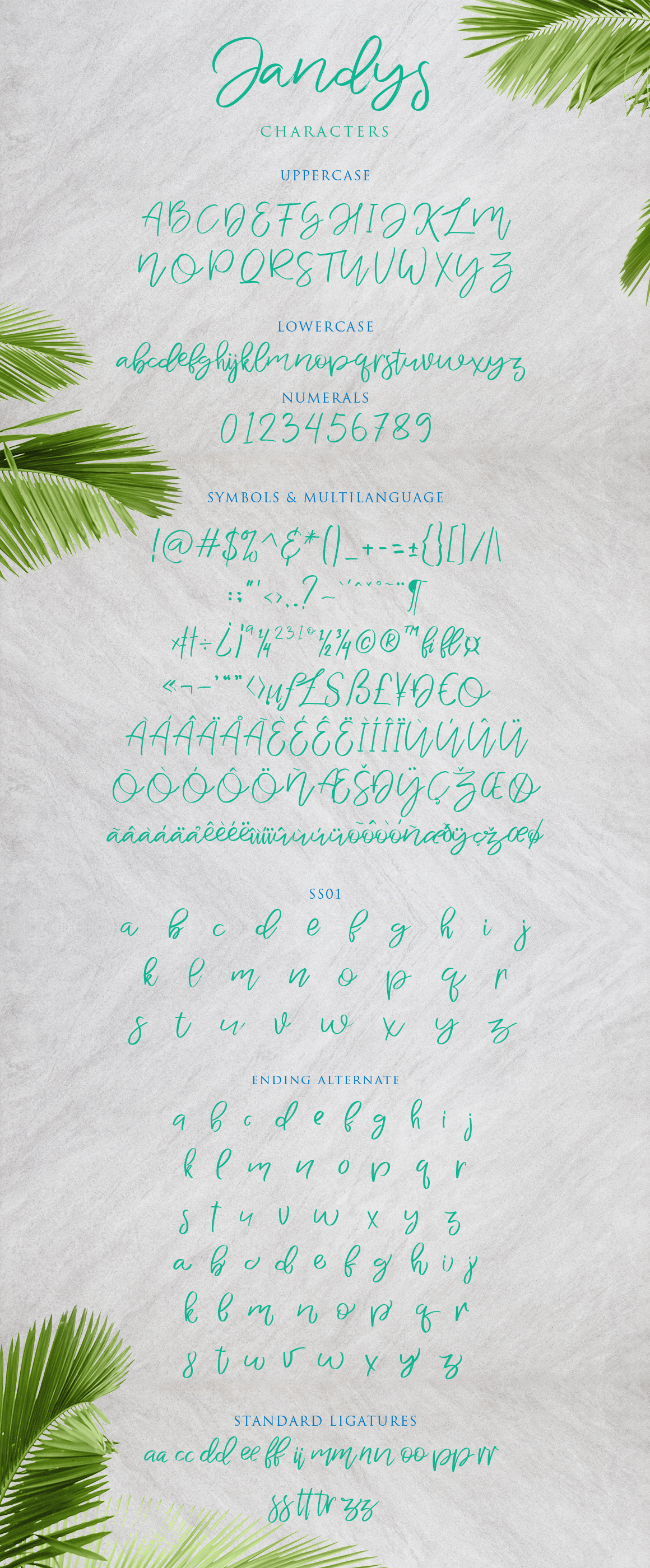 Jandys Typeface, Fonts | GraphicRiver