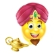 Genie Magic Lamp Emoji, Vectors | GraphicRiver
