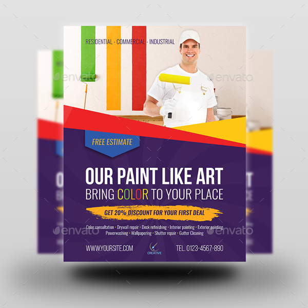Painter Advertising Bundle, Print Templates | GraphicRiver