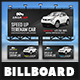 Rent a Car Billboard, Print Templates | GraphicRiver