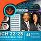 Prophecy Unleashed Conference Flyer Template, Print Templates ...