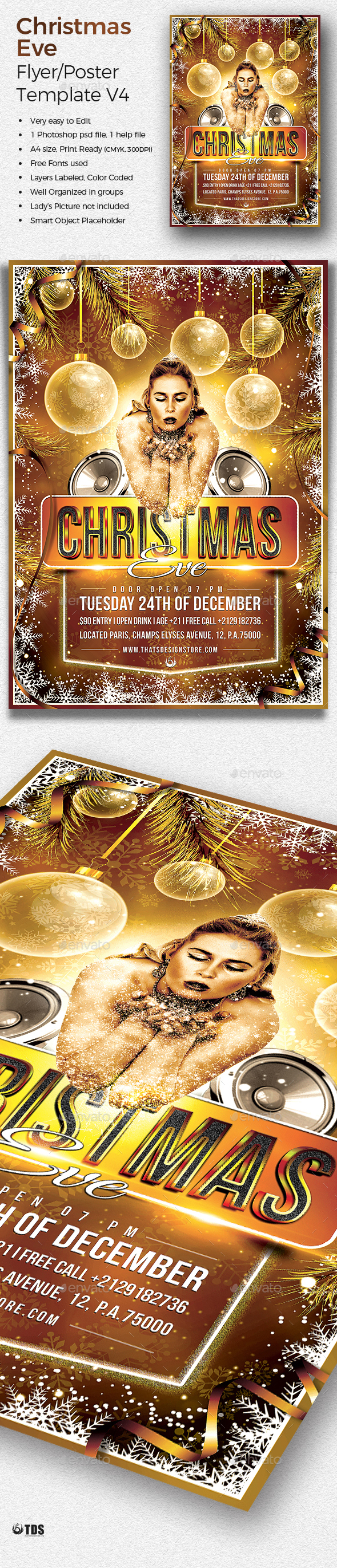 Christmas Eve Flyer Template V4 by NoryAch | GraphicRiver