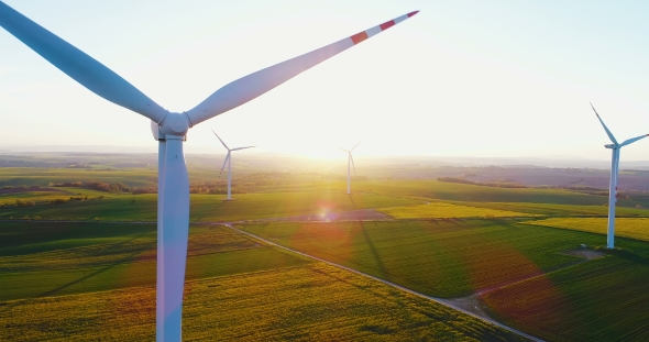 Windmill Propeller Rotating, Stock Footage | VideoHive