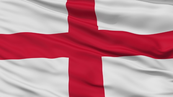 England Religious Waving Flag, Stock Footage | VideoHive