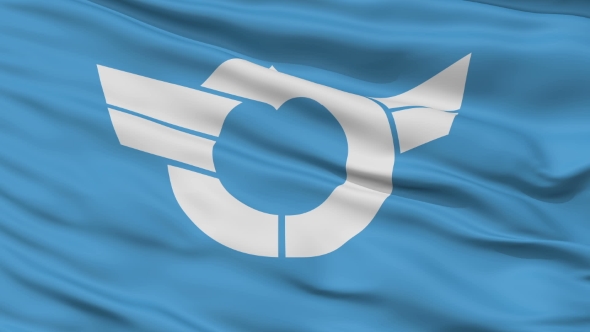 Shiga Prefecture Waving Flag, Motion Graphics | VideoHive