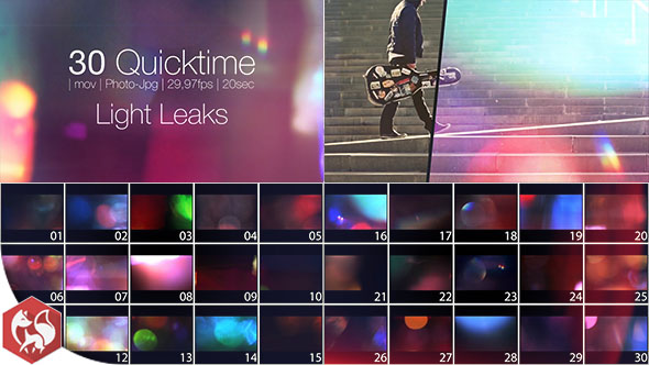 Light Leaks Pack, Motion Graphics | VideoHive