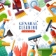 General Cleaning Frame, Vectors | GraphicRiver