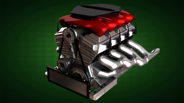 Loop Rotate Car Engine, Motion Graphics | VideoHive