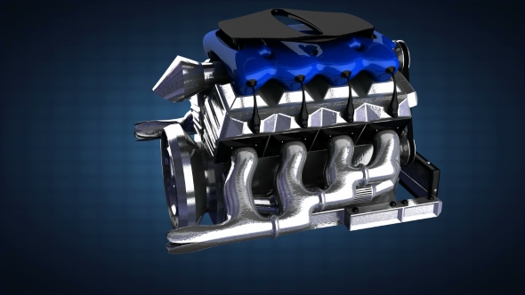 Loop Rotate Car Engine, Motion Graphics | VideoHive