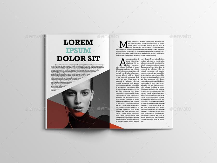 Simple Shape Magazine, Print Templates | GraphicRiver