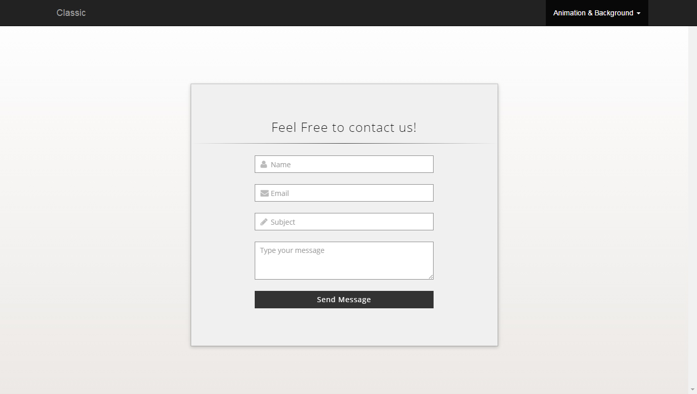 Classic - Responsive Bootstrap Form by Designcollection | CodeCanyon
