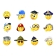 Jobs Occupations Work Emoji Emoticon Set, Vectors | GraphicRiver