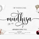 Mudhisa Script Font Trio, Fonts | GraphicRiver