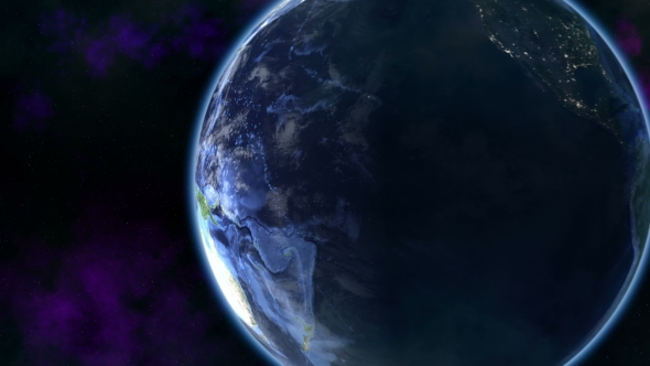 Away From Rotating Earth, Motion Graphics | VideoHive