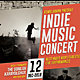 Indie Concert Flyer / Poster, Print Templates | GraphicRiver