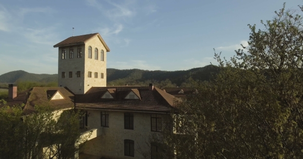 House in the Caucasus Mountains, Stock Footage | VideoHive