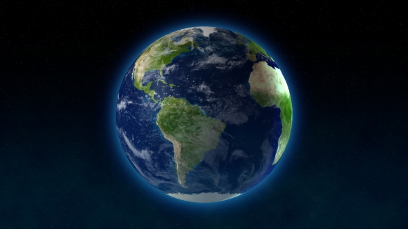 Rotating Earth, Motion Graphics | VideoHive