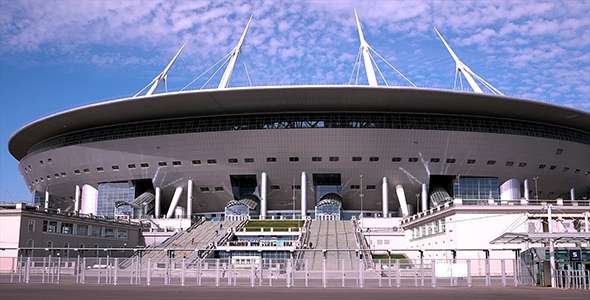 Zenit Arena For World Cup, Stock Footage | VideoHive