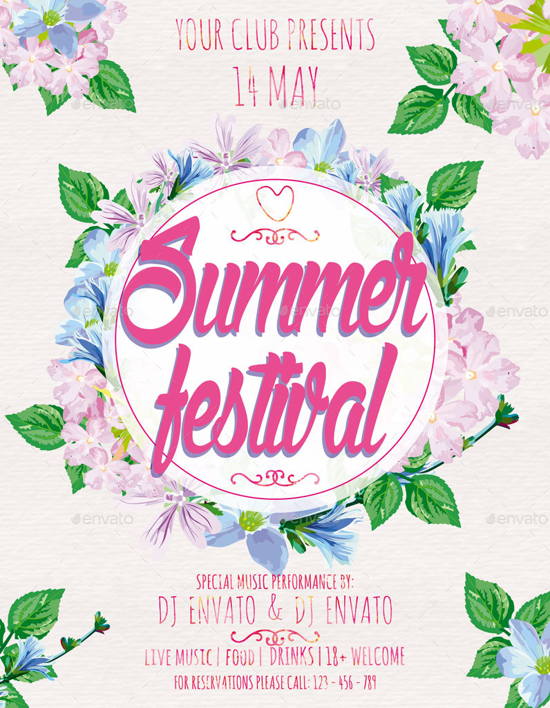 Summer, Print Templates | GraphicRiver