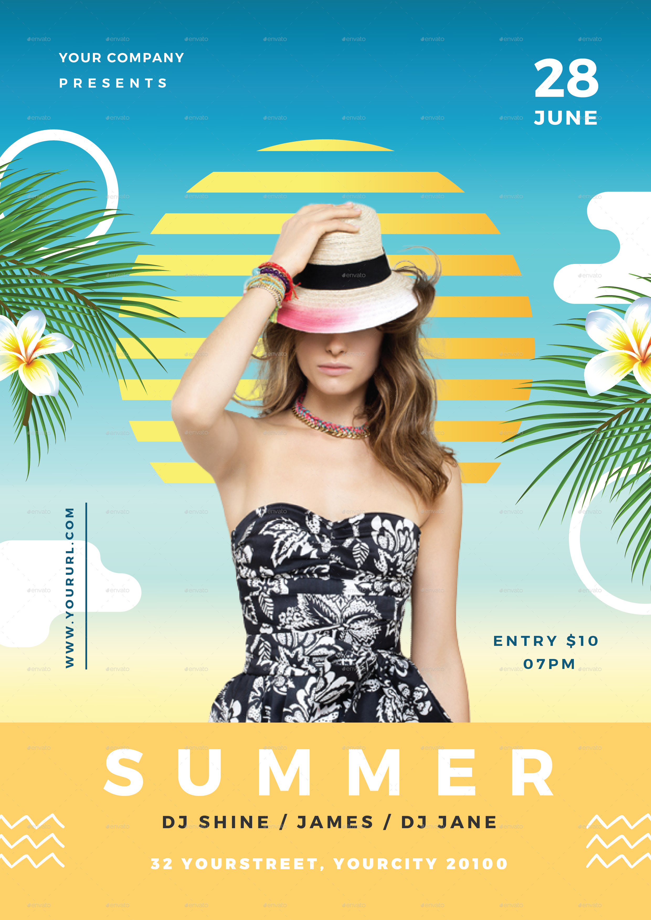 Summer Flyer, Print Templates | GraphicRiver