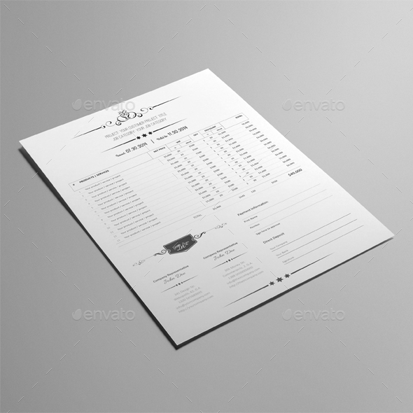 Vintage Business Invoice Templates by Keboto | GraphicRiver
